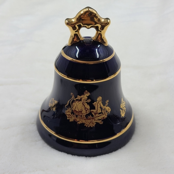 Limoges | Accents | Vintage Limoges Castel Elegant Gold And Cobalt Blue ...